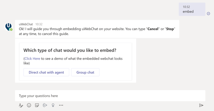 Configuration | uWebChat Documentation