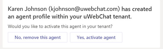Managing Agents | uWebChat Documentation